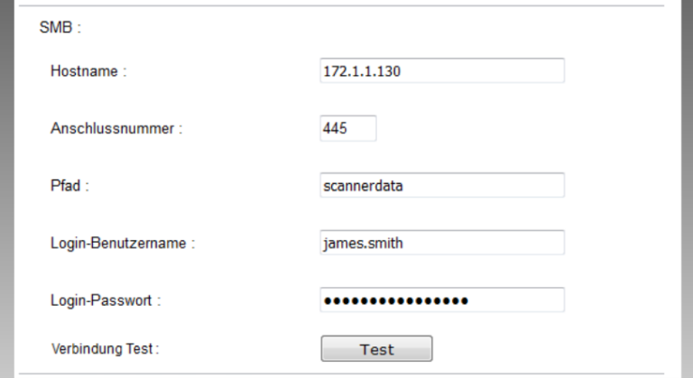 Scan to SMB
